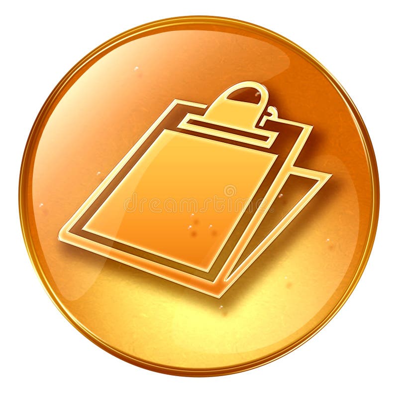 Icono de tabla amarillo stock de ilustración. Ilustración de fondo ...