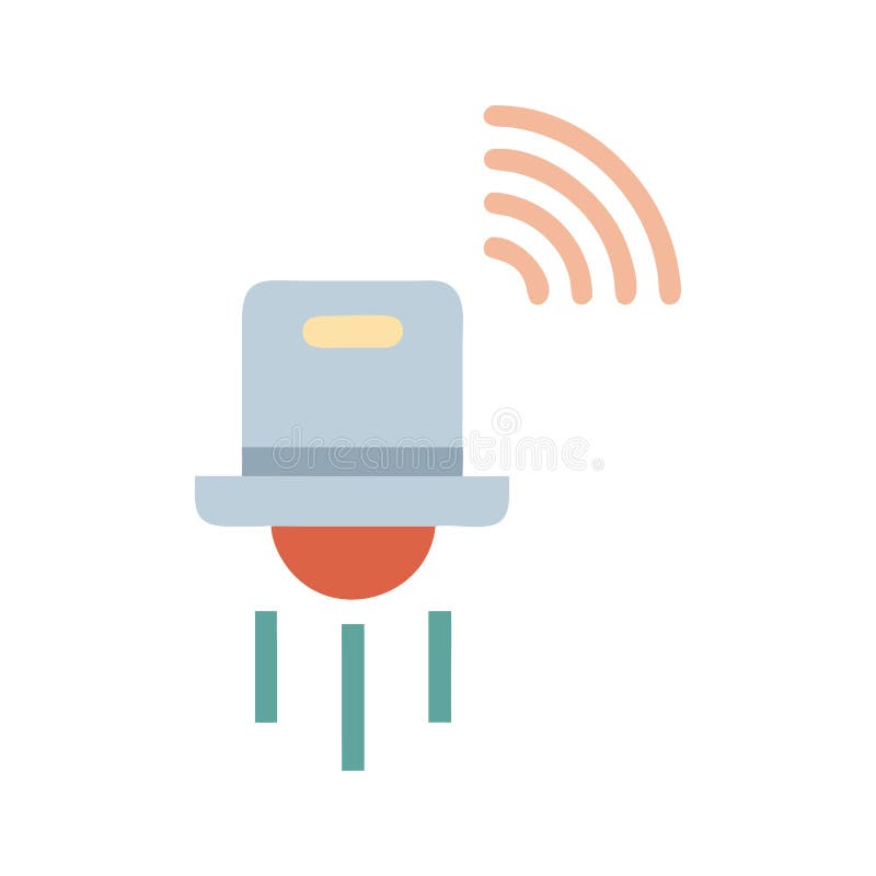 Icono De Tecnología De Sensor De Pir Ilustración del Vector ...