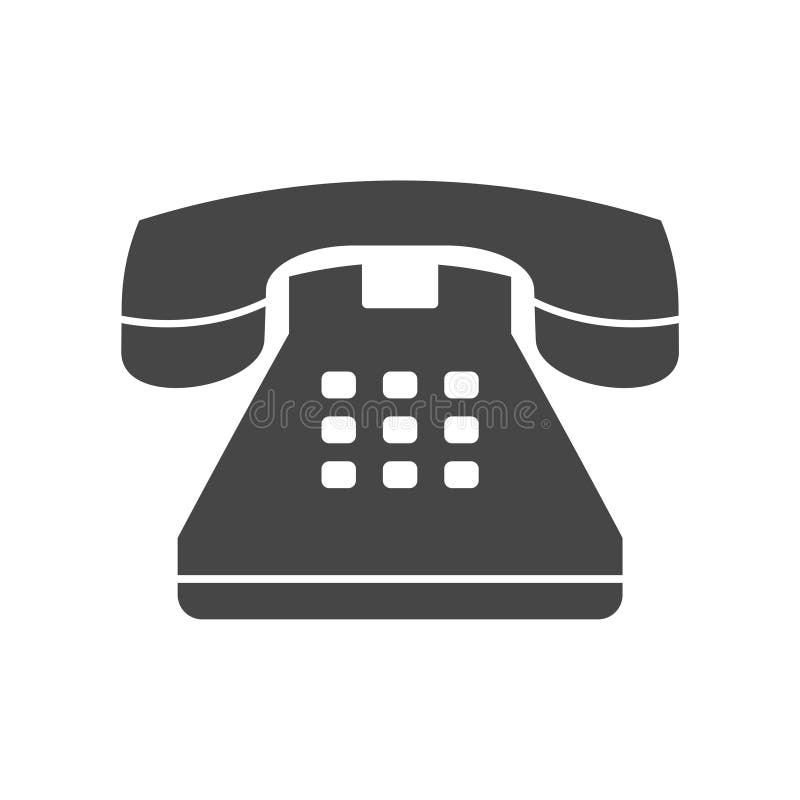 Icono De Teléfono Antiguo, Icono De Vector De Teléfono, Símbolo De ...