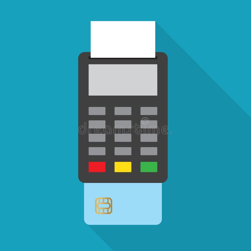 Icono de terminal de pago ilustración del vector. Ilustración de paga ...