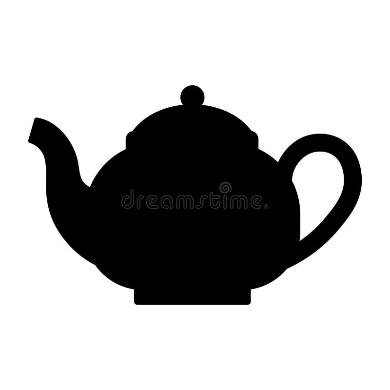 Icono De Tetera En Estilo Plano. Ilustración del Vector - Ilustración ...
