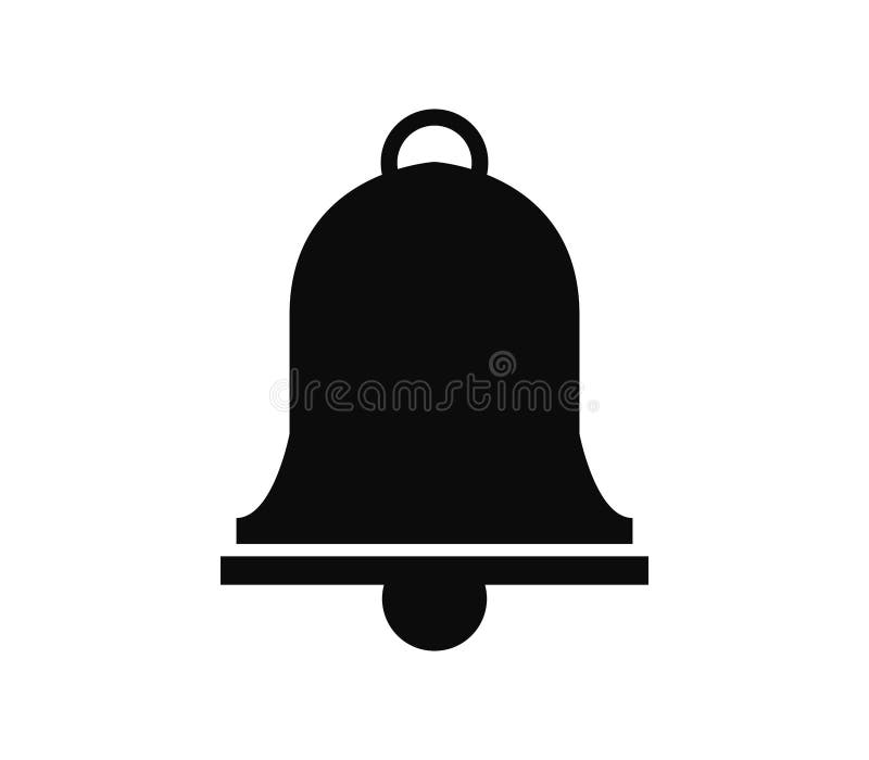 Icono De Timbre Ilustrado En Vector Sobre Fondo Blanco Stock de ...