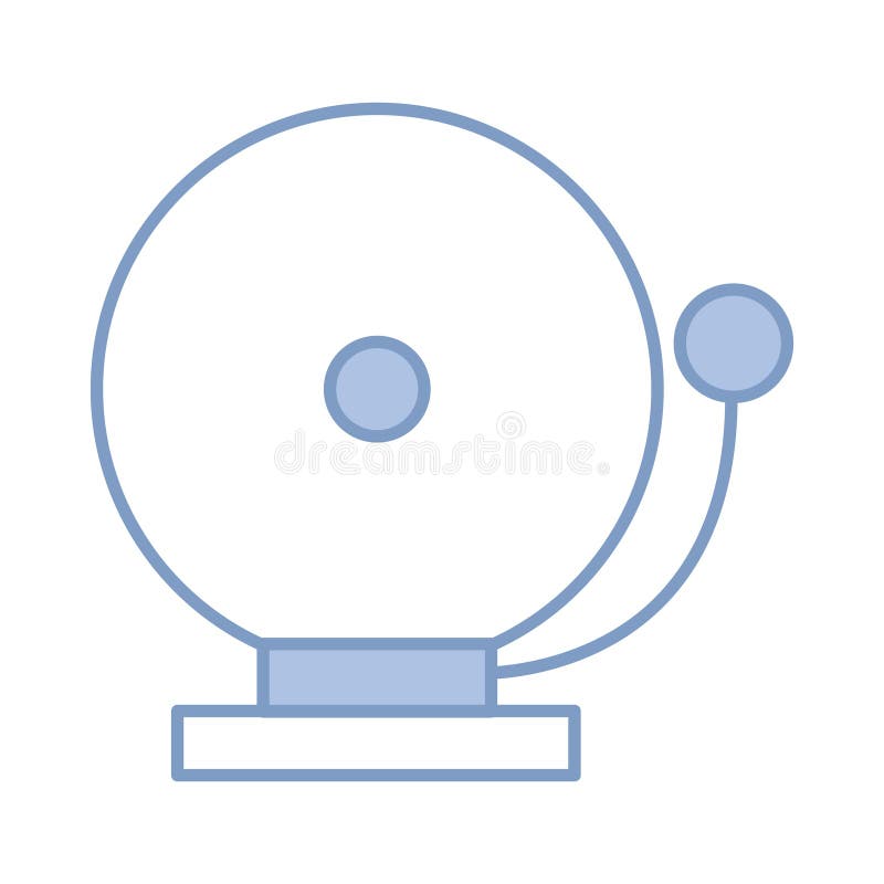 Icono De Timbre De La Escuela. Vector Ilustración del Vector ...