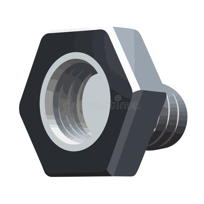 Icono De Trabajo De Herramienta De Tuerca De Plata Ilustración del ...