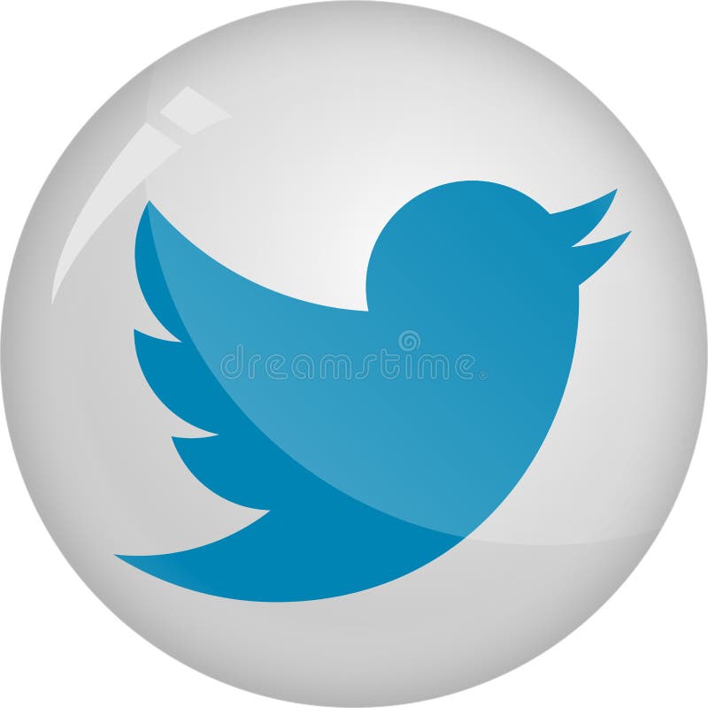 Icono de Twitter foto de archivo editorial. Ilustración de andy - 103213248