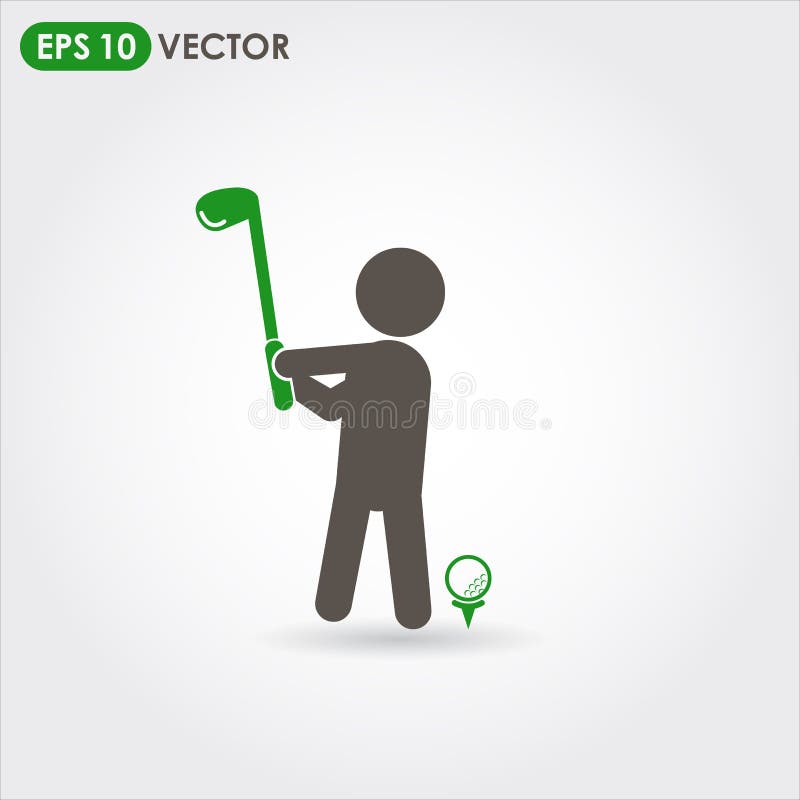 Icono de un solo vector ilustración del vector. Ilustración de hombre ...