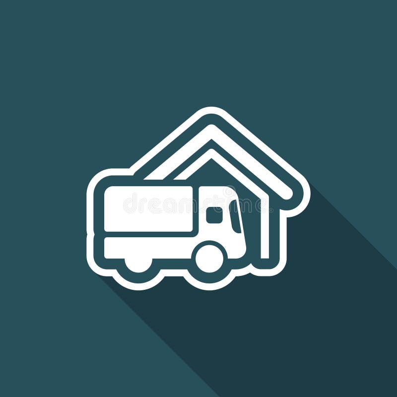 Icono de Van delivery ilustración del vector. Ilustración de compra ...