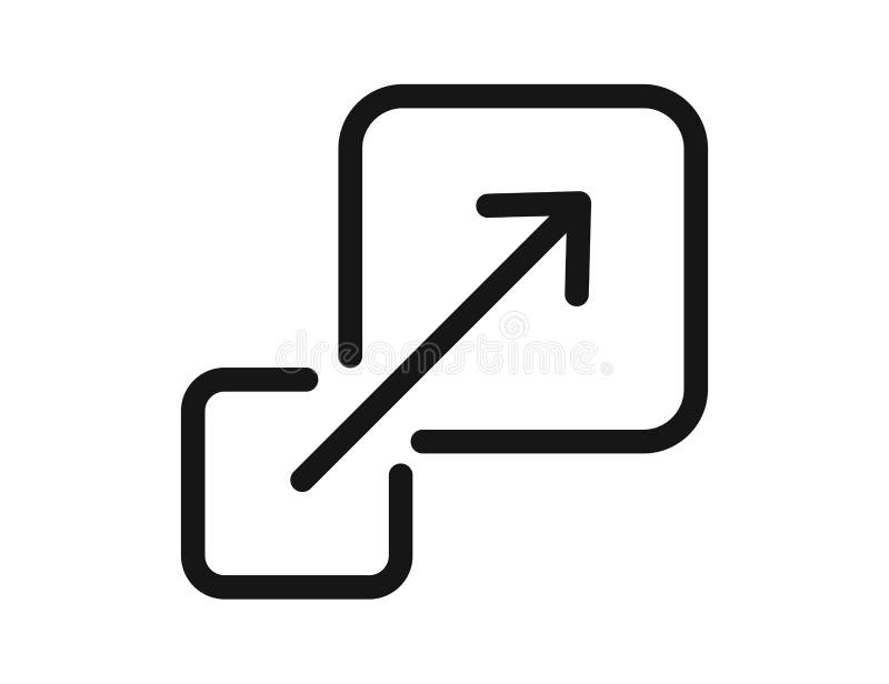 Icono O Logotipo De Señal De Línea De Sistema Escalable. Concepto De ...