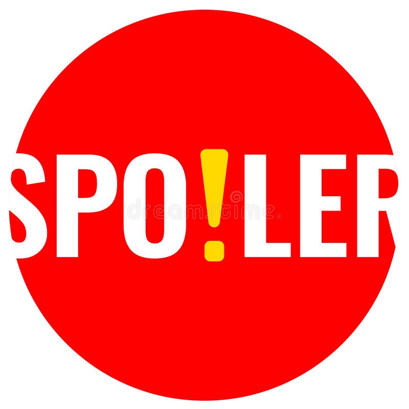 Icono De Vector De Alerta De Spoiler Ilustración del Vector ...