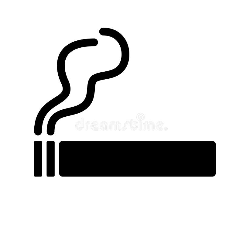 Icono De Vector De Cigarrillos Ilustración del Vector - Ilustración de ...