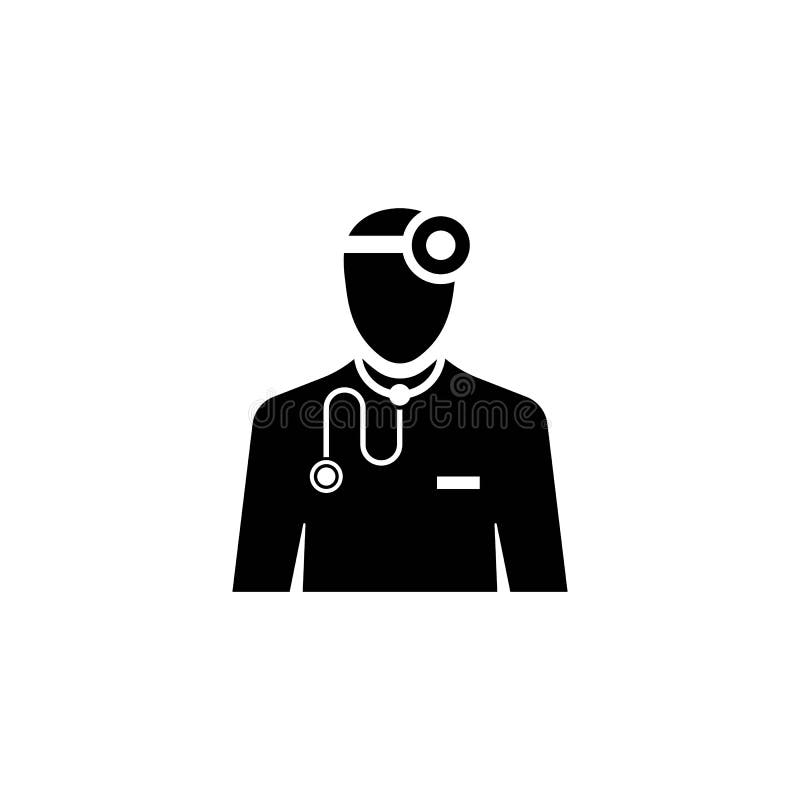 Icono de vector de doctor ilustración del vector. Ilustración de ...