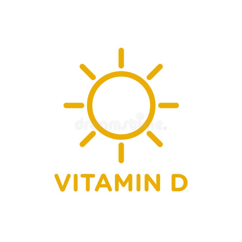 Icono de vitamina d ilustración del vector. Ilustración de médico - 330820926