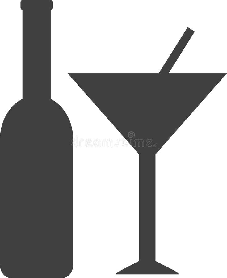 Icono del alcohol ilustración del vector. Ilustración de limpio - 94526655