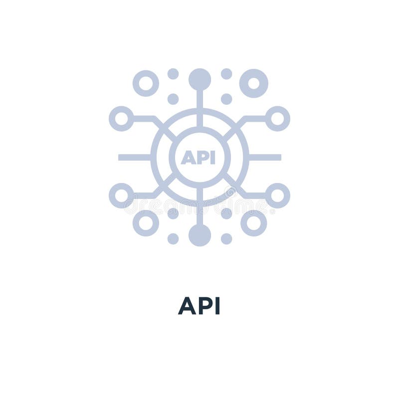 API, Icono Del Interfaz De Programación De Uso Stock de ilustración ... API, Icono Del Interfaz De Programación De Uso Stock de ilustración ...