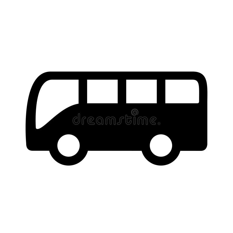 Icono del autobús ilustración del vector. Ilustración de lindo - 109464300