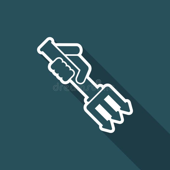 Icono del bieldo ilustración del vector. Ilustración de equipo - 118517329