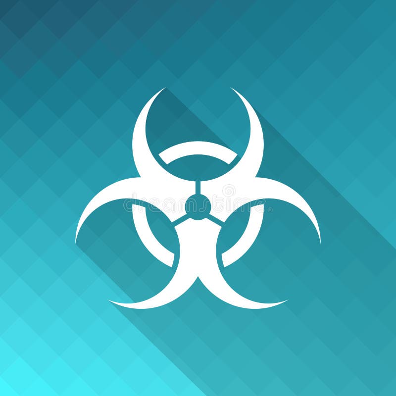 Icono del Biohazard stock de ilustración. Ilustración de peligro ...