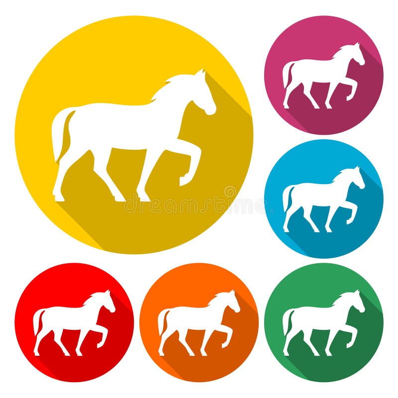 Icono Del Caballo - Ejemplo Del Vector Ilustración del Vector ...
