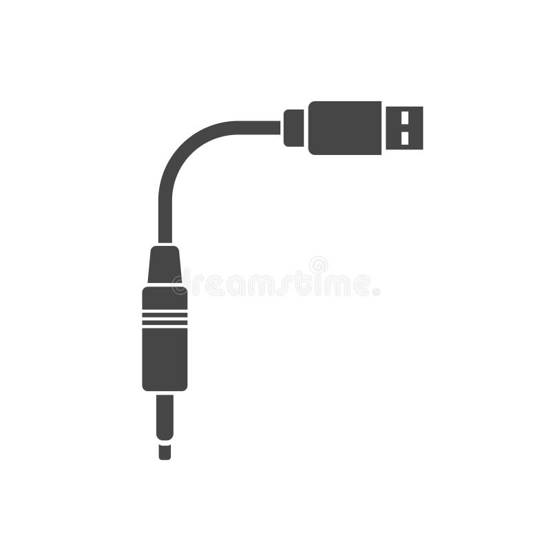 Icono del cable de HDMI ilustración del vector. Ilustración de internet ...