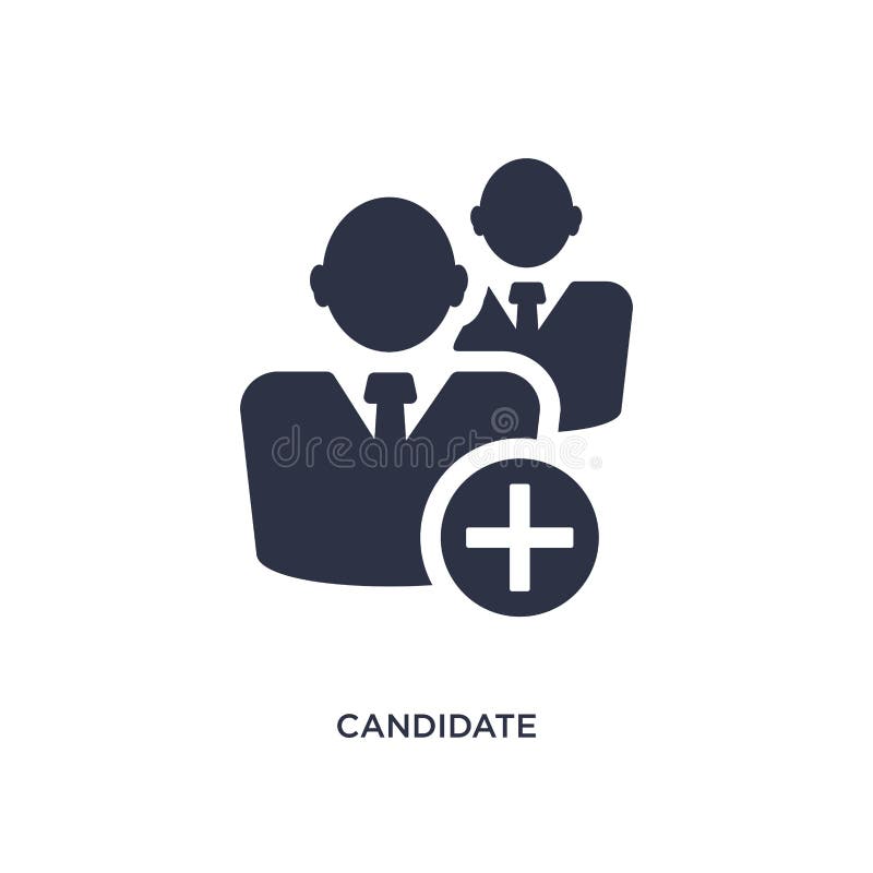 Icono De Candidato De Trabajo Ilustración Del Vector Ilustración De