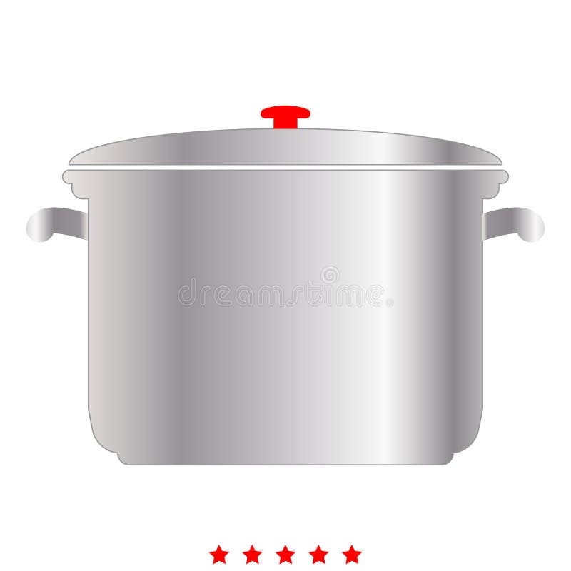 Icono Del Cazo Estilo Plano Ilustración del Vector - Ilustración de ...