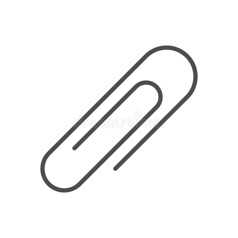 Icono del clip ilustración del vector. Ilustración de objeto - 87800104