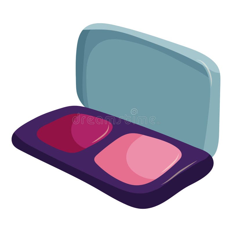 Icono Del Colorete, Estilo De La Historieta Stock de ilustración ...