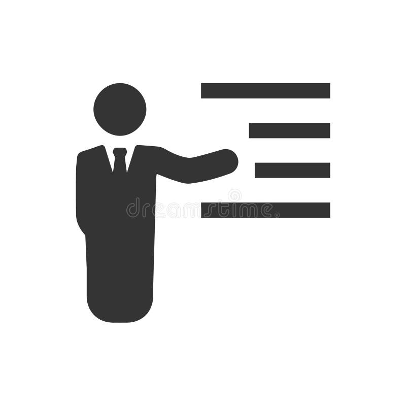 Icono Del Congreso De Negocios Ilustración del Vector - Ilustración de ...