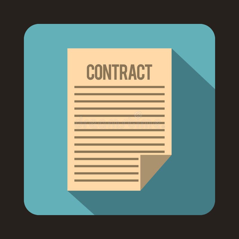 El Icono Del Contrato Acuerdo Y Firma, Pacto, Acuerdo, Símbolo Del ...