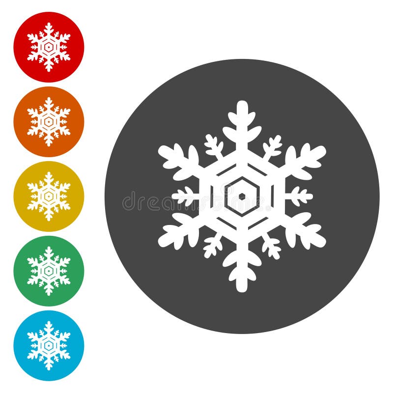 Icono Del Copo De Nieve, Icono EPS 10 Del Copo De Nieve Ilustración del ...