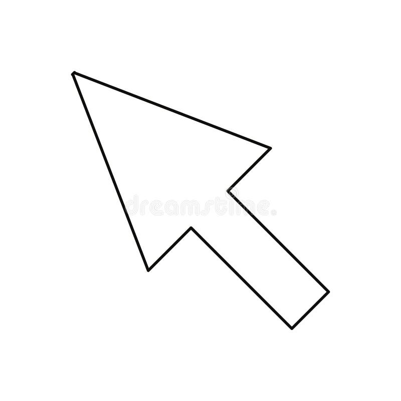 Icono Del Cursor De La Flecha Ilustración del Vector - Ilustración de ...