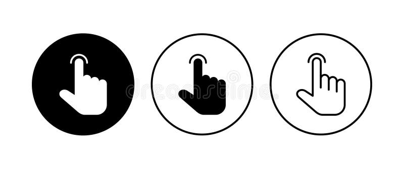 Icono Del Cursor De Mano . Vector De Icono De Cursor. Icono Del Cursor ...