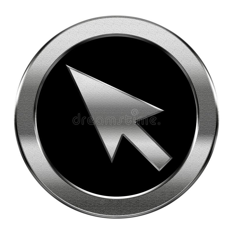 Icono del cursor plata imagen de archivo. Imagen de digital - 293765537