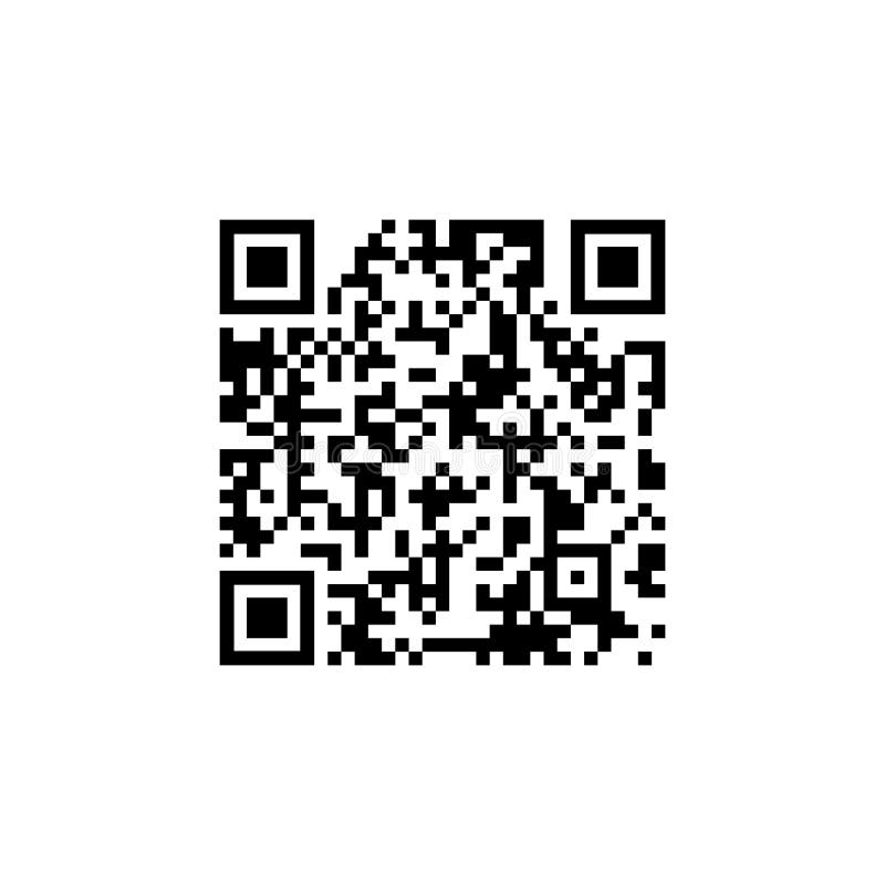Icono Del Código Del Qr De La Muestra Ilustración Del Vector Aislada En ... Icono Del Código Del Qr De La Muestra Ilustración Del Vector Aislada En ...