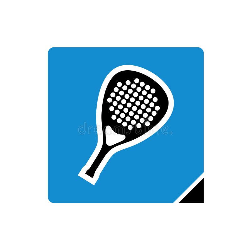 Icono del deporte de Padel ilustración del vector. Ilustración de ...