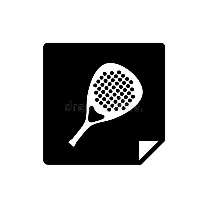 Diseño Del Logotipo De Padel Sport Moderno Ilustración del Vector ...