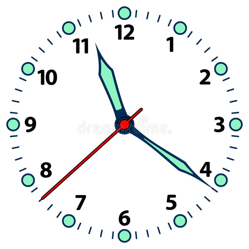 Icono del dial de reloj ilustración del vector. Ilustración de segundo ...