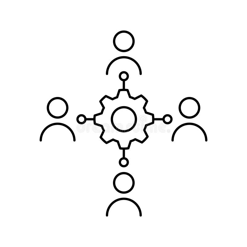 Icono Del Diseño De La Interacción, Ejemplo Del Vector Ilustración del ...