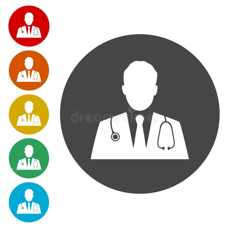 Icono del doctor ilustración del vector. Ilustración de servicio ...