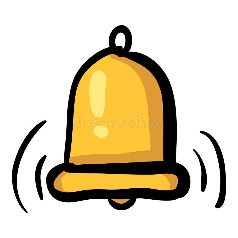 Icono Del Doodle Dibujado a Mano Del Timbre Ilustración del Vector ...