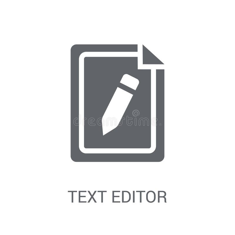 Icono Linear Del Editor De Texto Concepto Moderno Del Logotipo Del ...