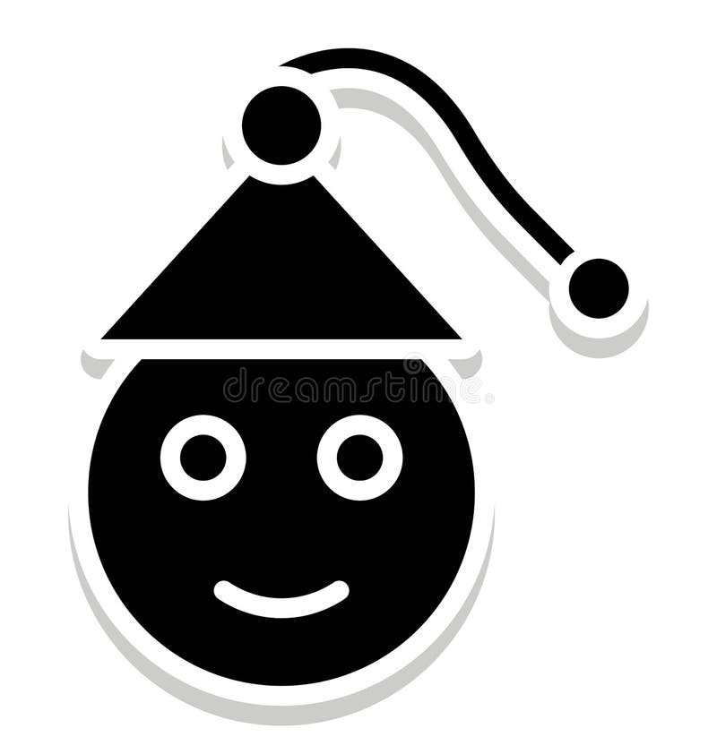 Icono Del Ejemplo Del Vector De La Cara Del Comodín Del Icono Del ...