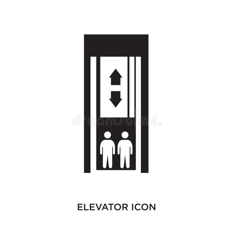 Icono del elevador ilustración del vector. Ilustración de edificio ...