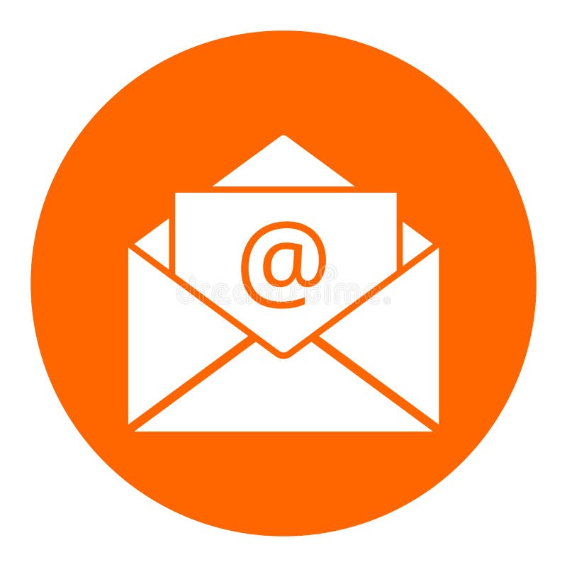 Icono del email stock de ilustración. Ilustración de color - 83794595