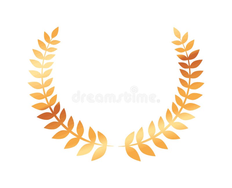 Icono del emblema dorado ilustración del vector. Ilustración de calidad ...