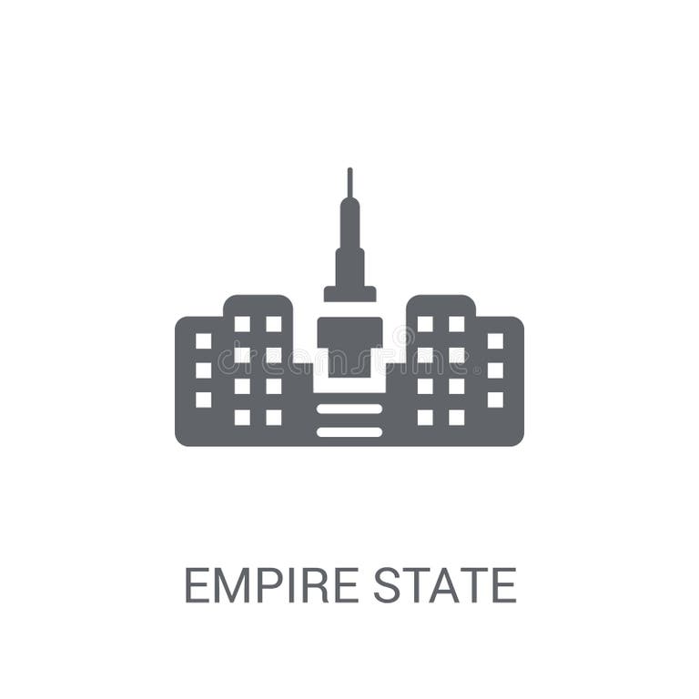 Icono del Empire State foto editorial. Ilustración de negocios - 131196276