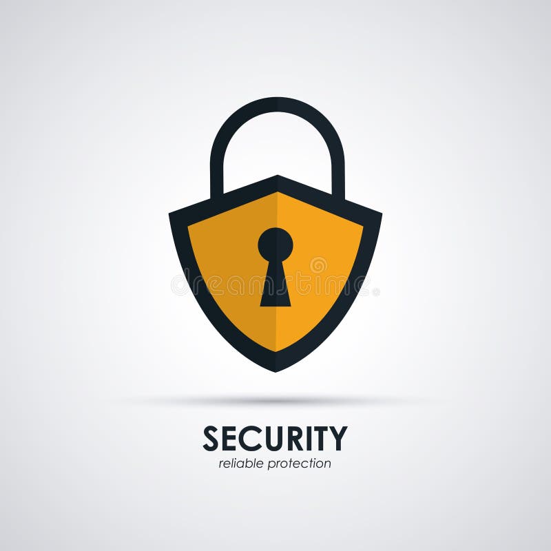 Icono Del Escudo De La Seguridad, Ejemplo Del Vector Ilustración del ...