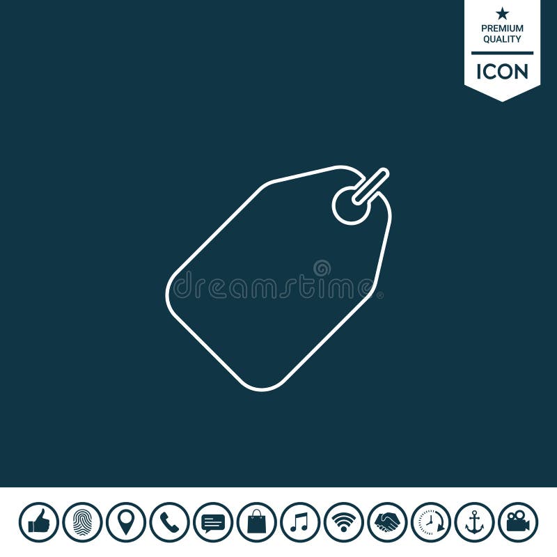 Icono del eslogan ilustración del vector. Ilustración de oferta - 107034115