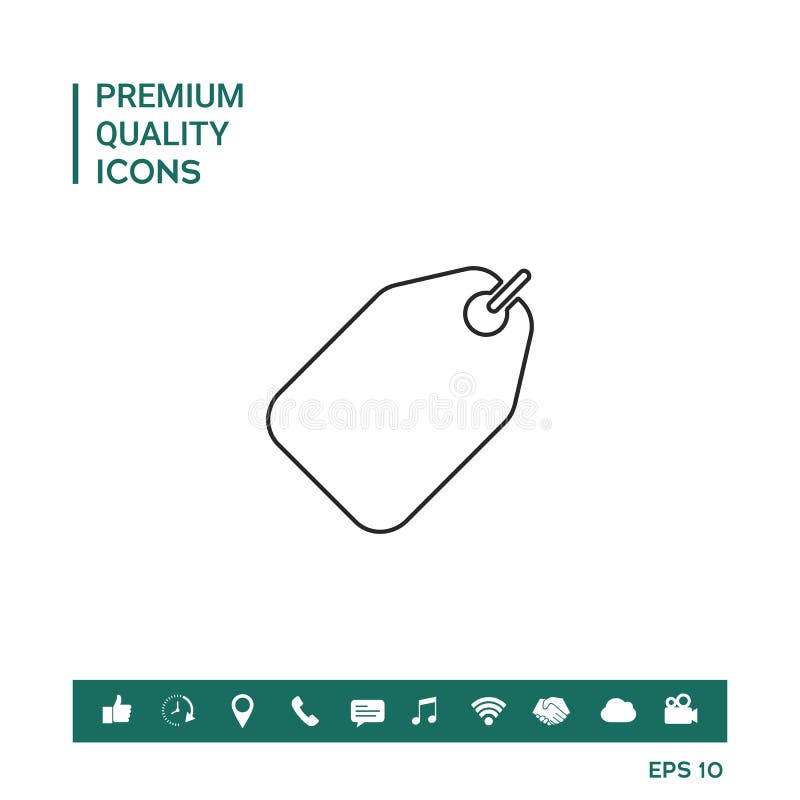 Icono del eslogan ilustración del vector. Ilustración de mercado ...