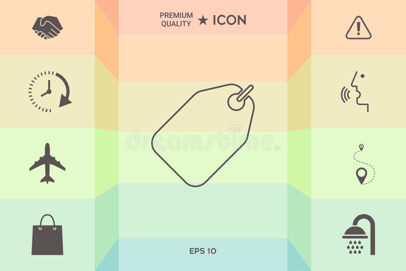 Icono del eslogan ilustración del vector. Ilustración de etiqueta ...